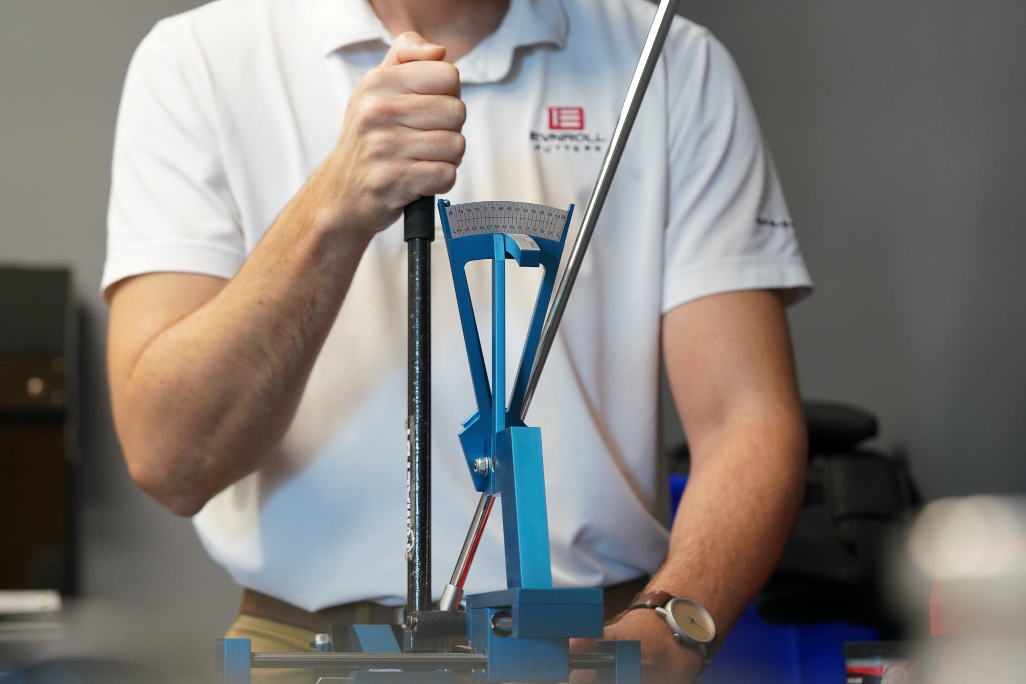 Evnroll ERX Putter Fitting with Quintic Ball Roll Analysis